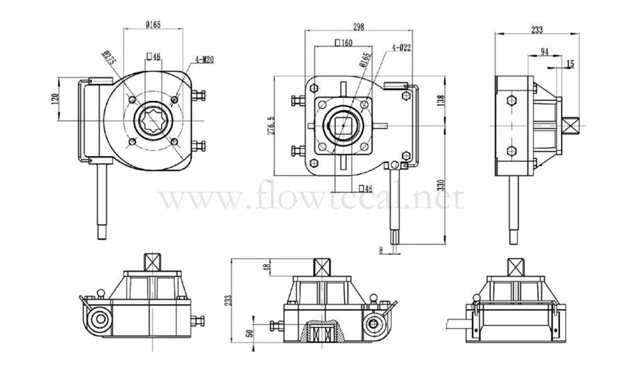 XJH series clutch handwheel gear operator - 杭州孚罗泰自控阀门有限公司